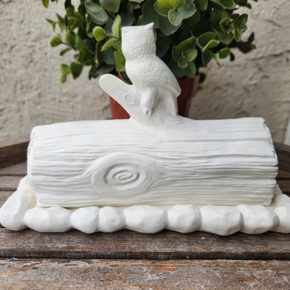 cramer ceramic | Art | Cramer Molds 98 You Paint Ceramic Owl Butter ...